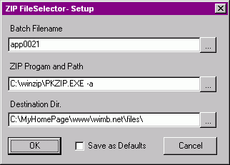 ZIP Batch File Maker - Free Delphi Programs with Source Code - www.wimb.net