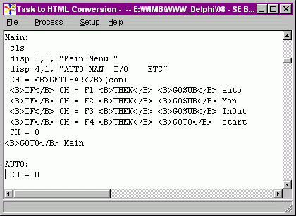 SEBasic to HTML - Free Delphi Programs with Source Code - www.wimb.net
