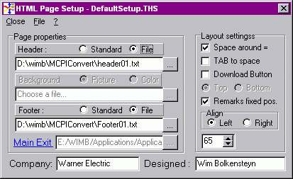 SEBasic to HTML - Free Delphi Programs with Source Code - www.wimb.net
